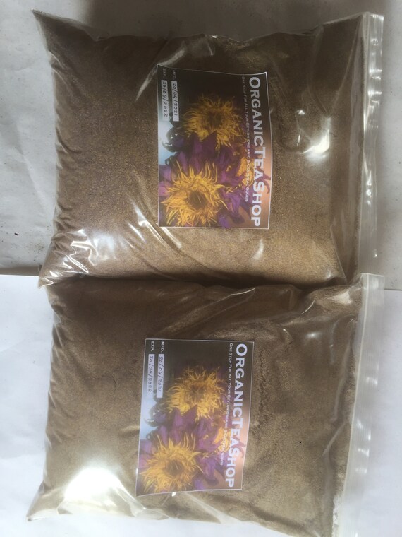 ORGANIC Blue Lotus Flower Powder nymphaea Caerulea Blue - Etsy