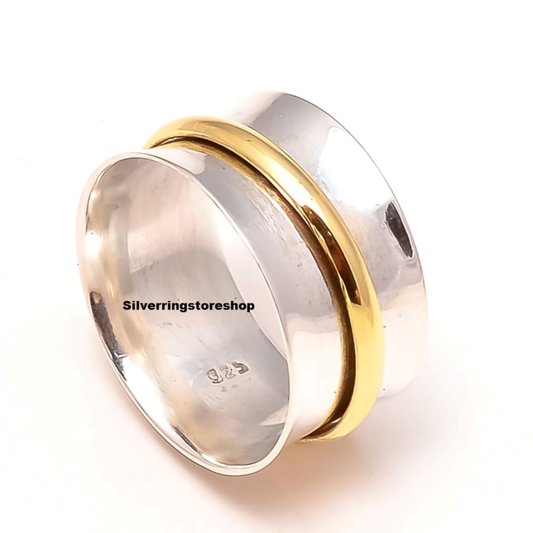 925 Sterling Silber Ring, 925 Sterling Silber Ring, Spinner Ring ...
