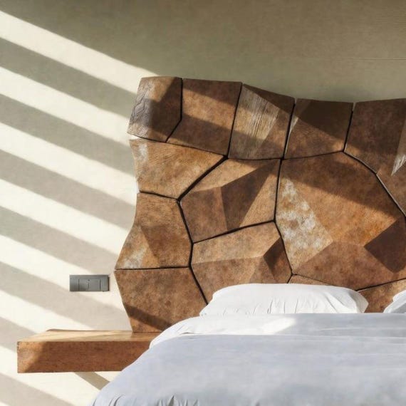 Geometric Shaped Headboard