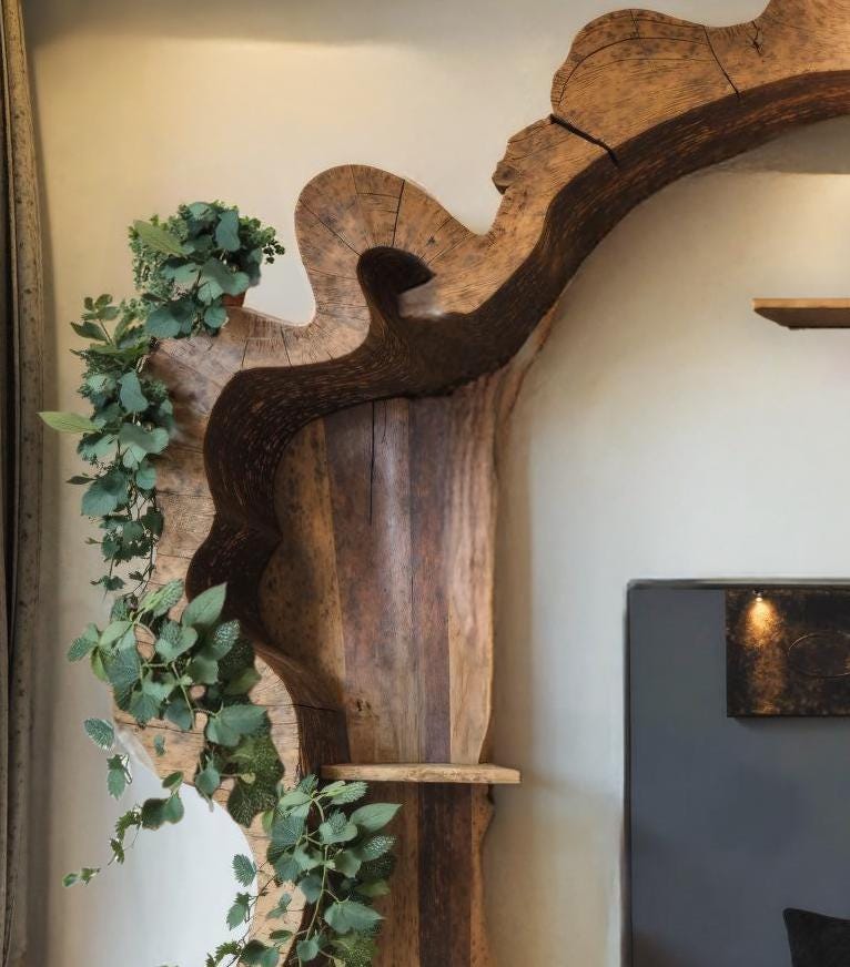 Rustic Wood Wall Décor, Large Wooden Wall Art, Large Wooden Home Wall ...