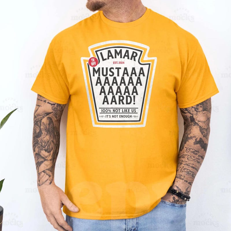 Kendrick Lamar Mustard Shirt - Etsy