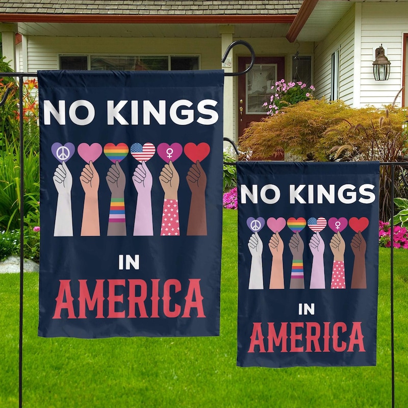 No Kings Protest Signs - Etsy