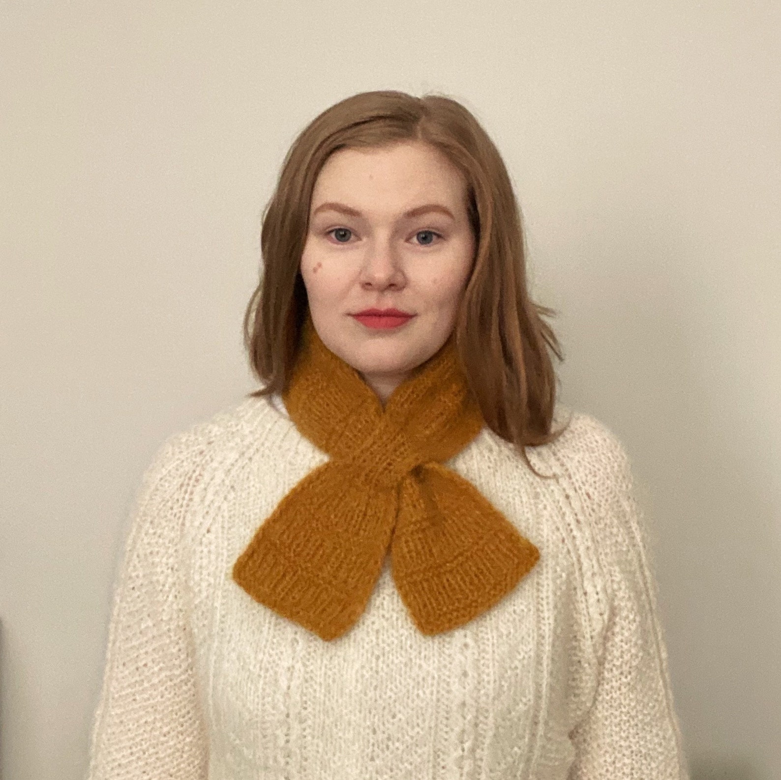 Nostalgia Keyhole Scarf Knitting Pattern - Etsy