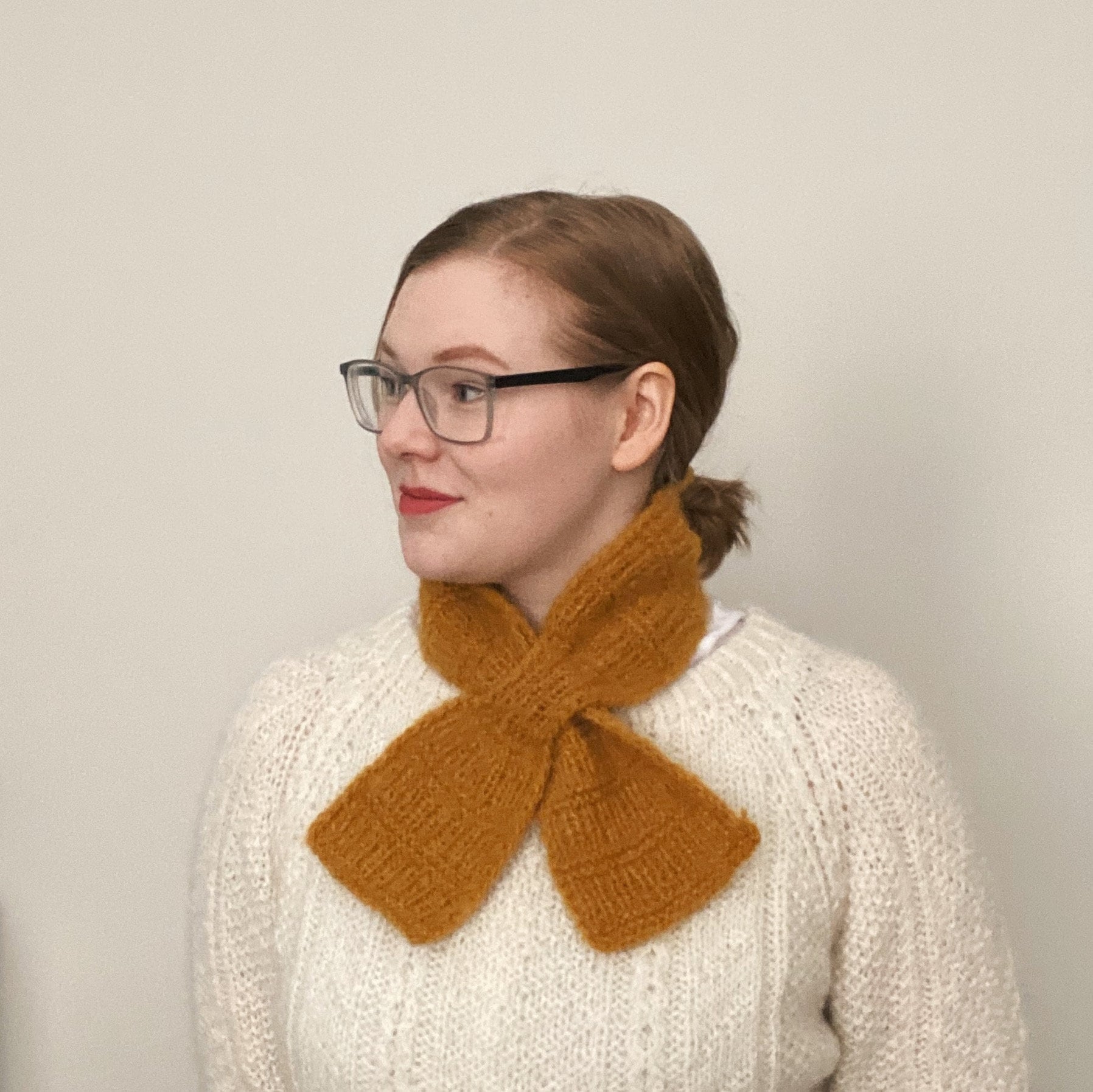 Nostalgia Keyhole Scarf Knitting Pattern - Etsy