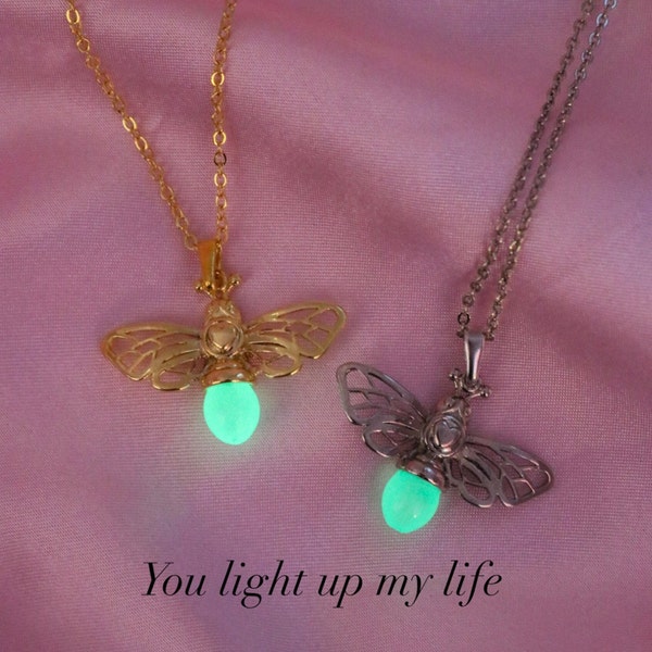 Glowing Necklace - Etsy