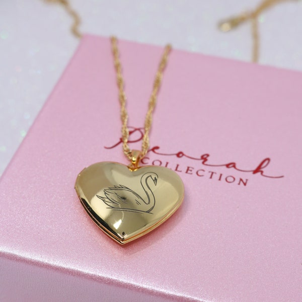 Swan Necklace - Etsy