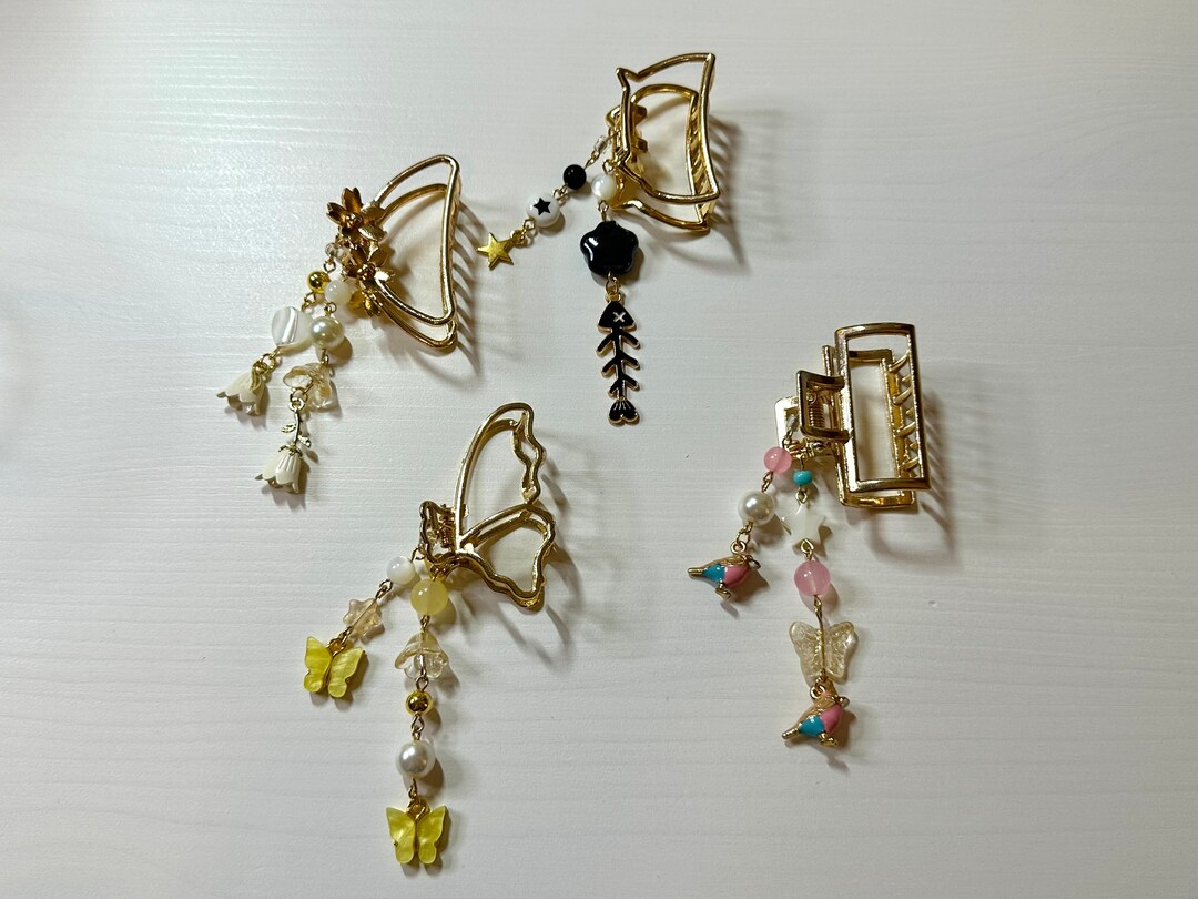 Mini Gold Claw Clips - Etsy