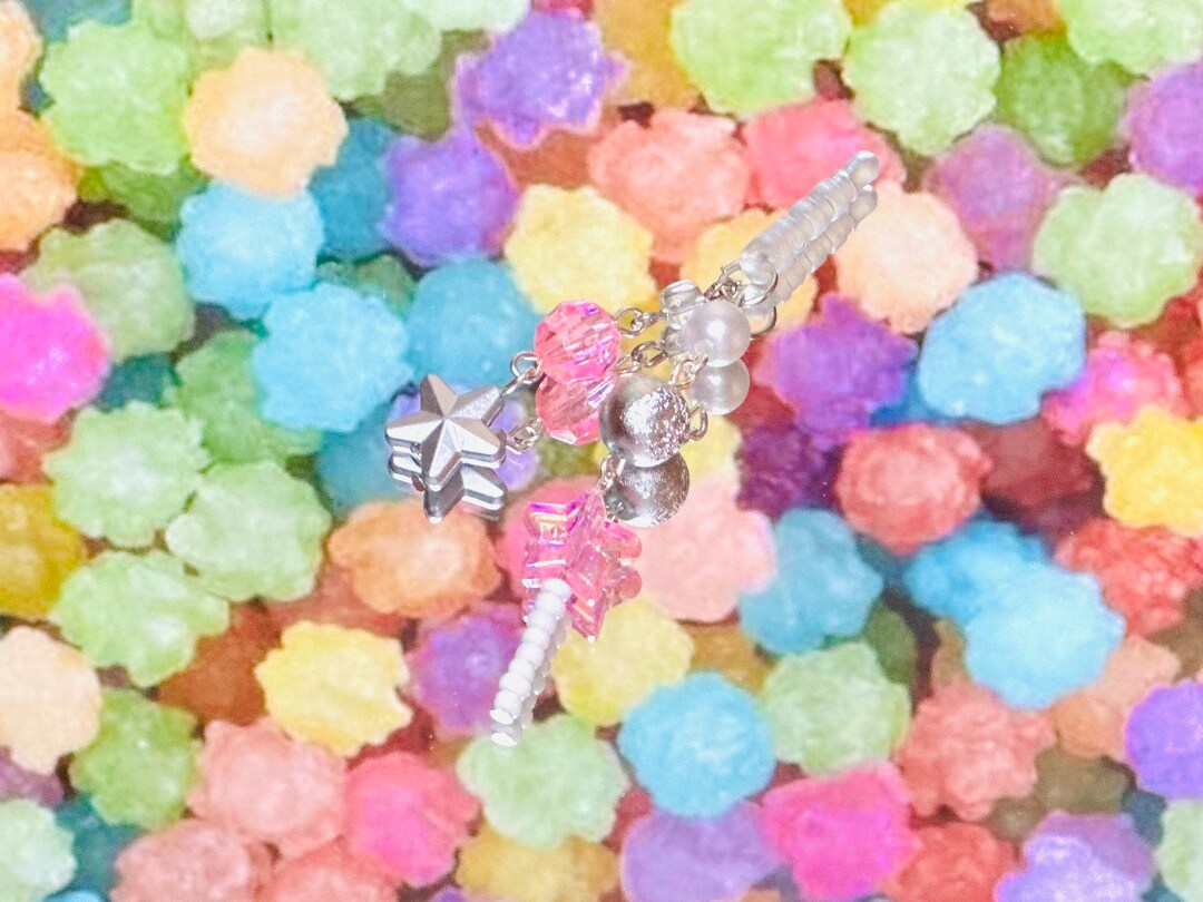 Pink Star Lollipop Phone Plugs - Etsy