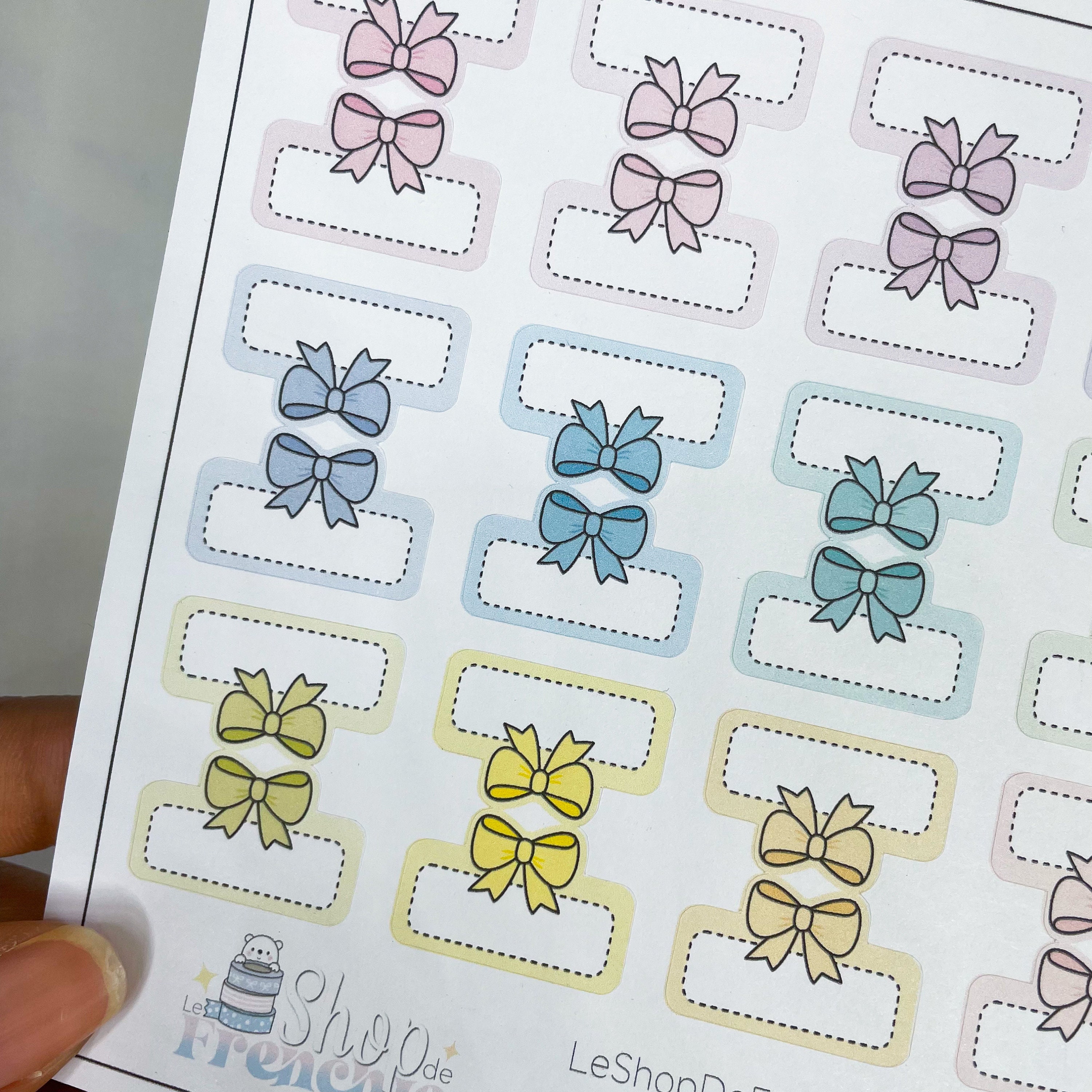 Sheet of Separator Stickers for Decoration of Notebook - Etsy UK