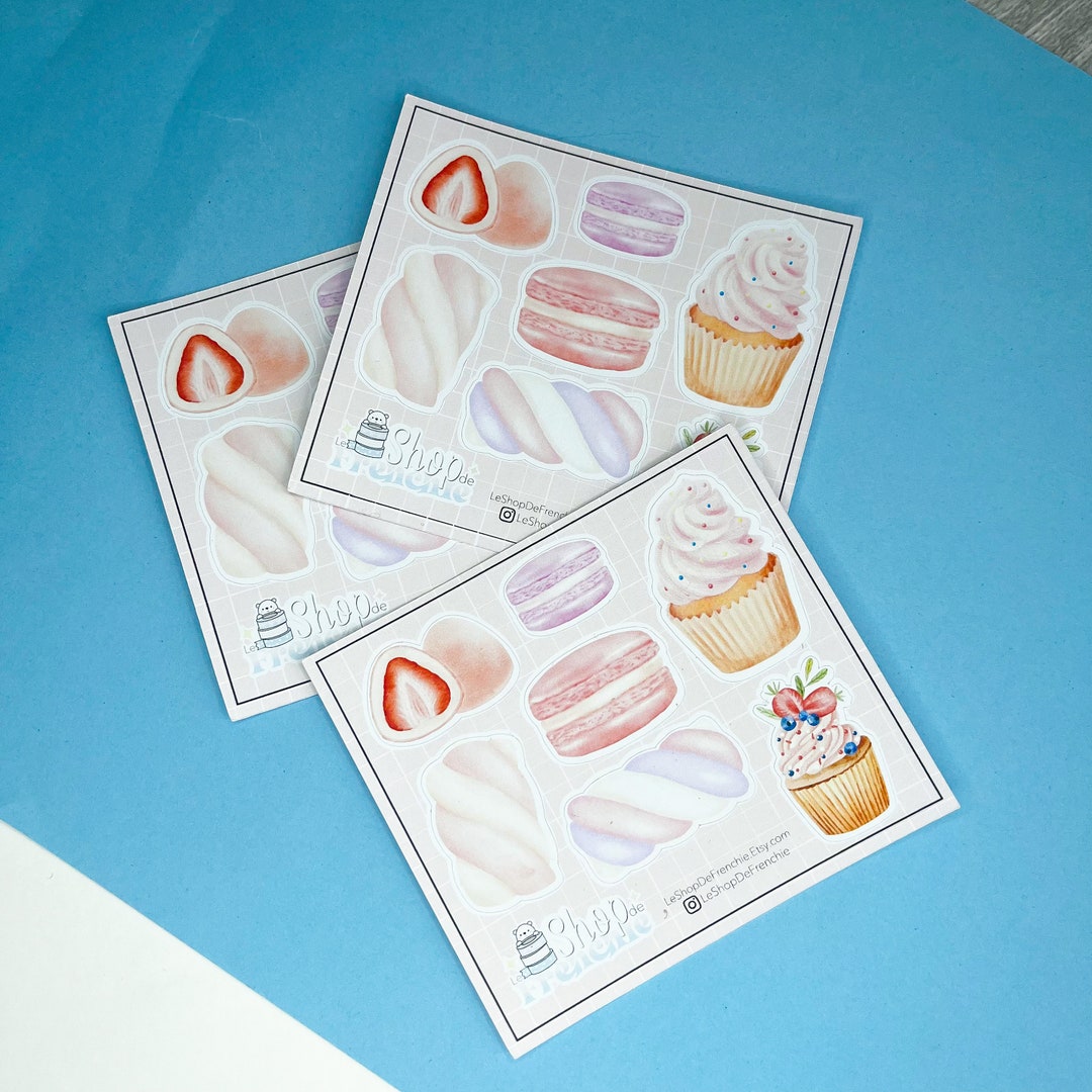 Planches de stickers sur le thème des gâteaux et bonbons sur - Etsy France