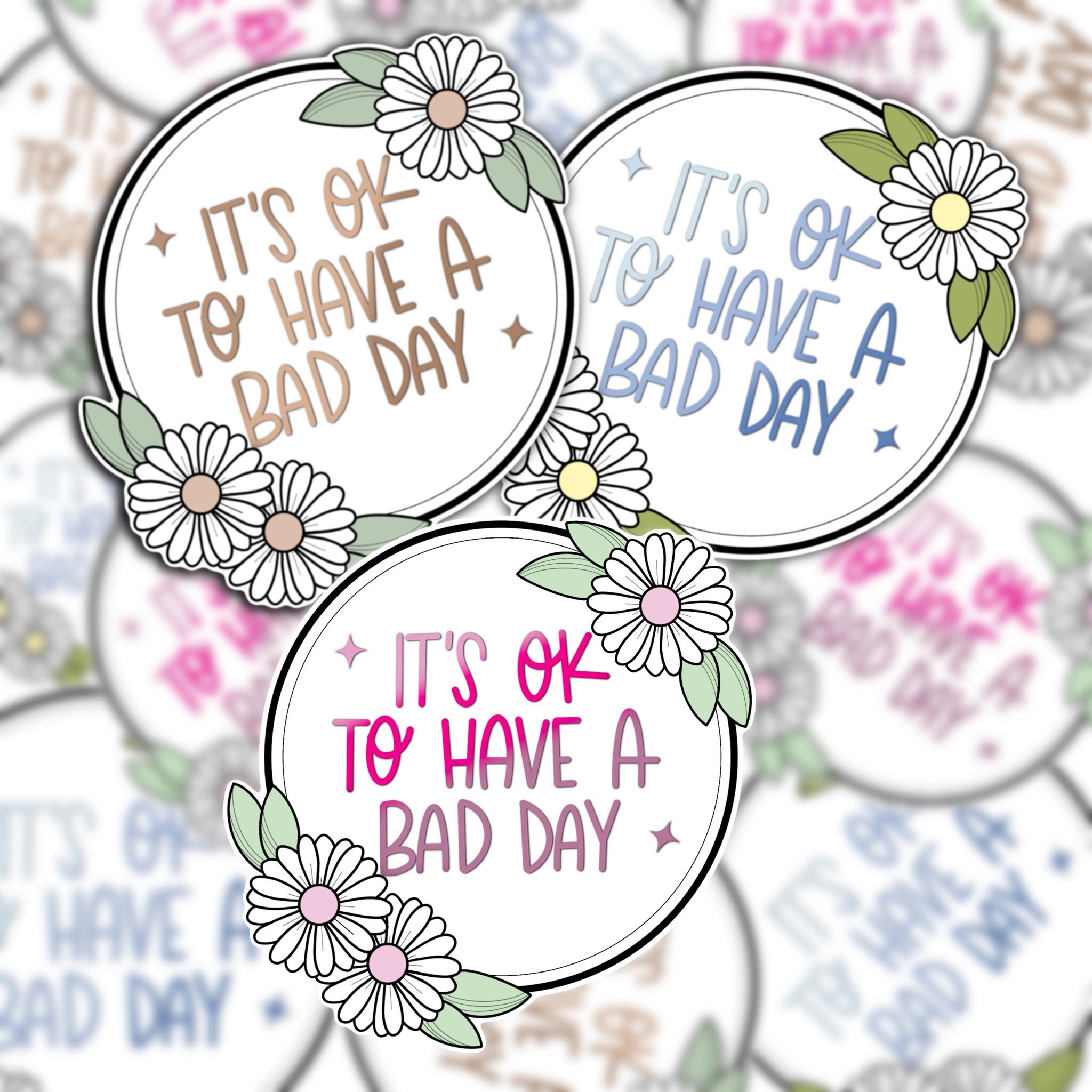 Quote Stickers it's Ok to Have a Bad Day - Etsy UK