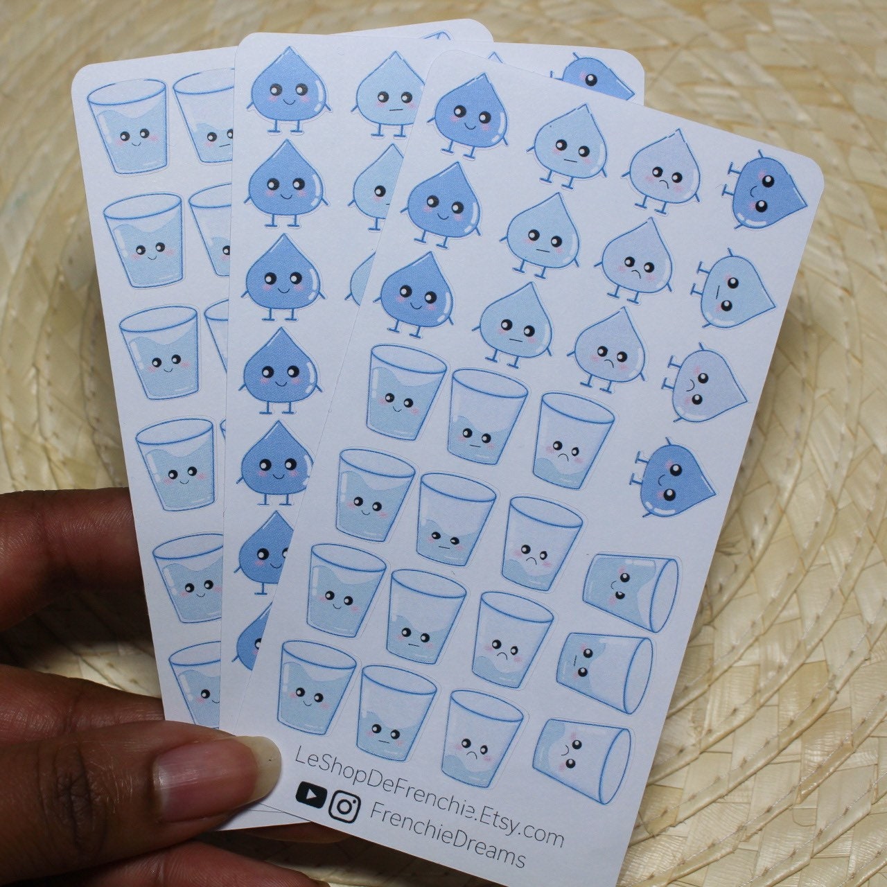 Daily Hydration Tracker Sticker Board for Bullet Journal and - Etsy