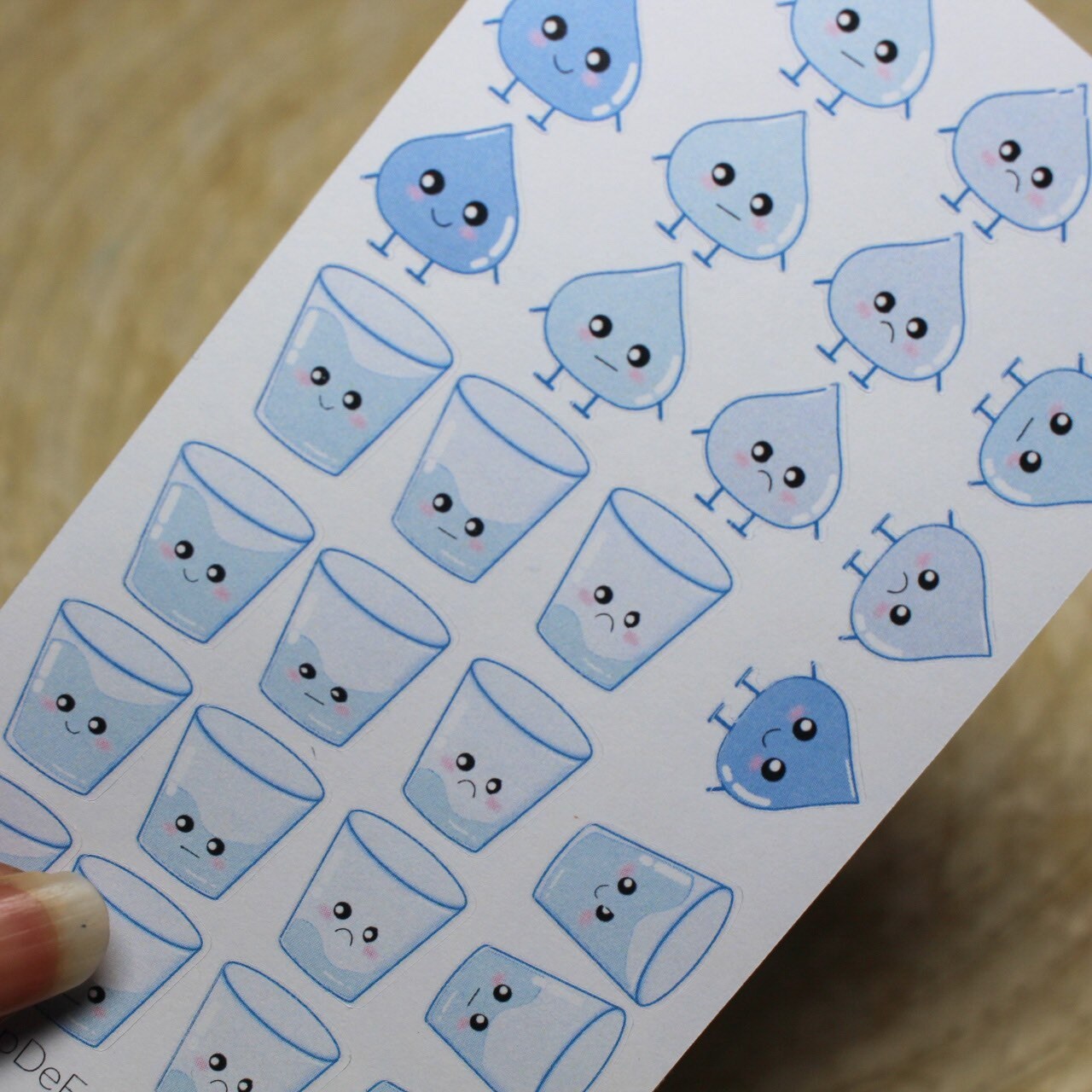 Daily Hydration Tracker Sticker Board for Bullet Journal and - Etsy