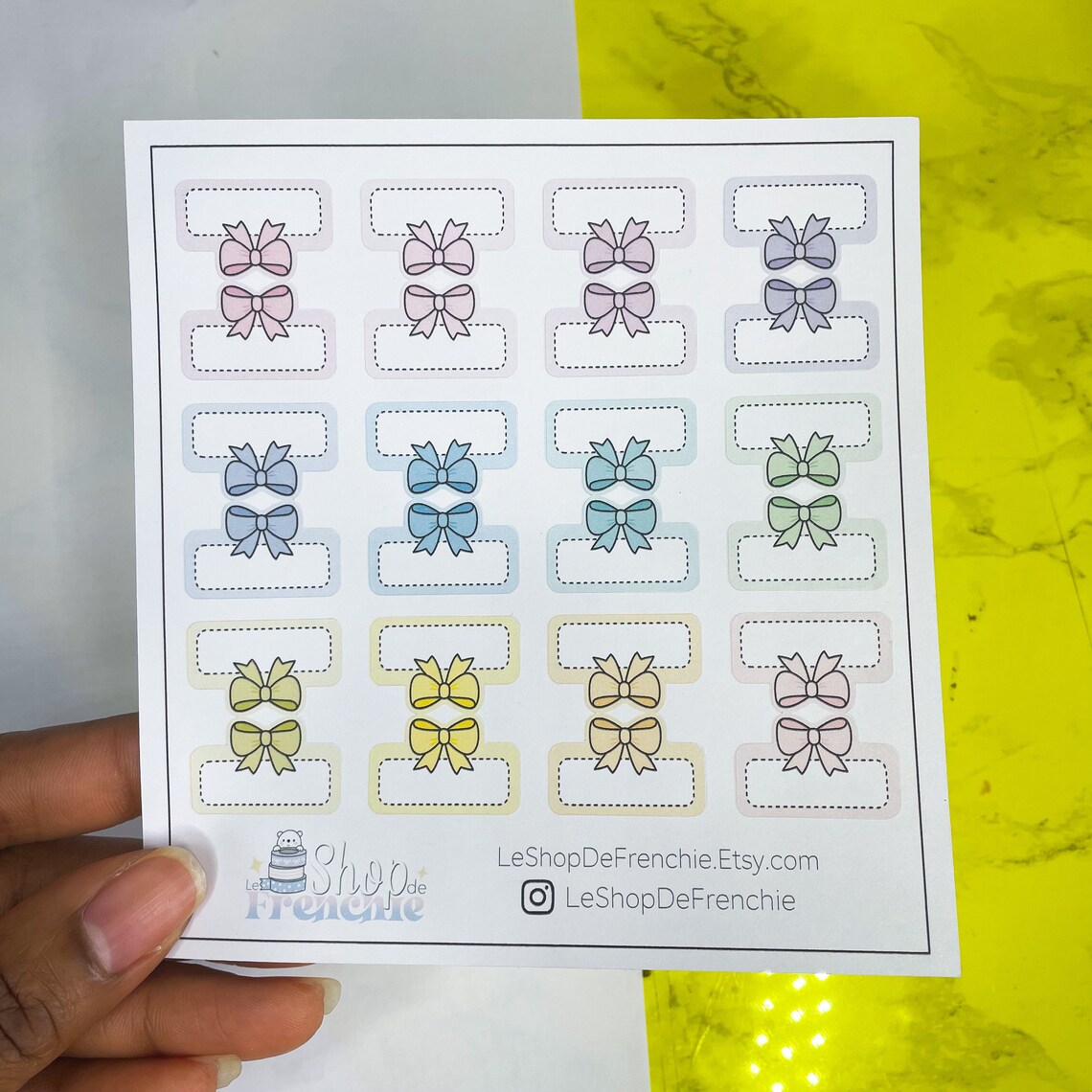 Sheet of Separator Stickers for Decoration of Notebook - Etsy UK