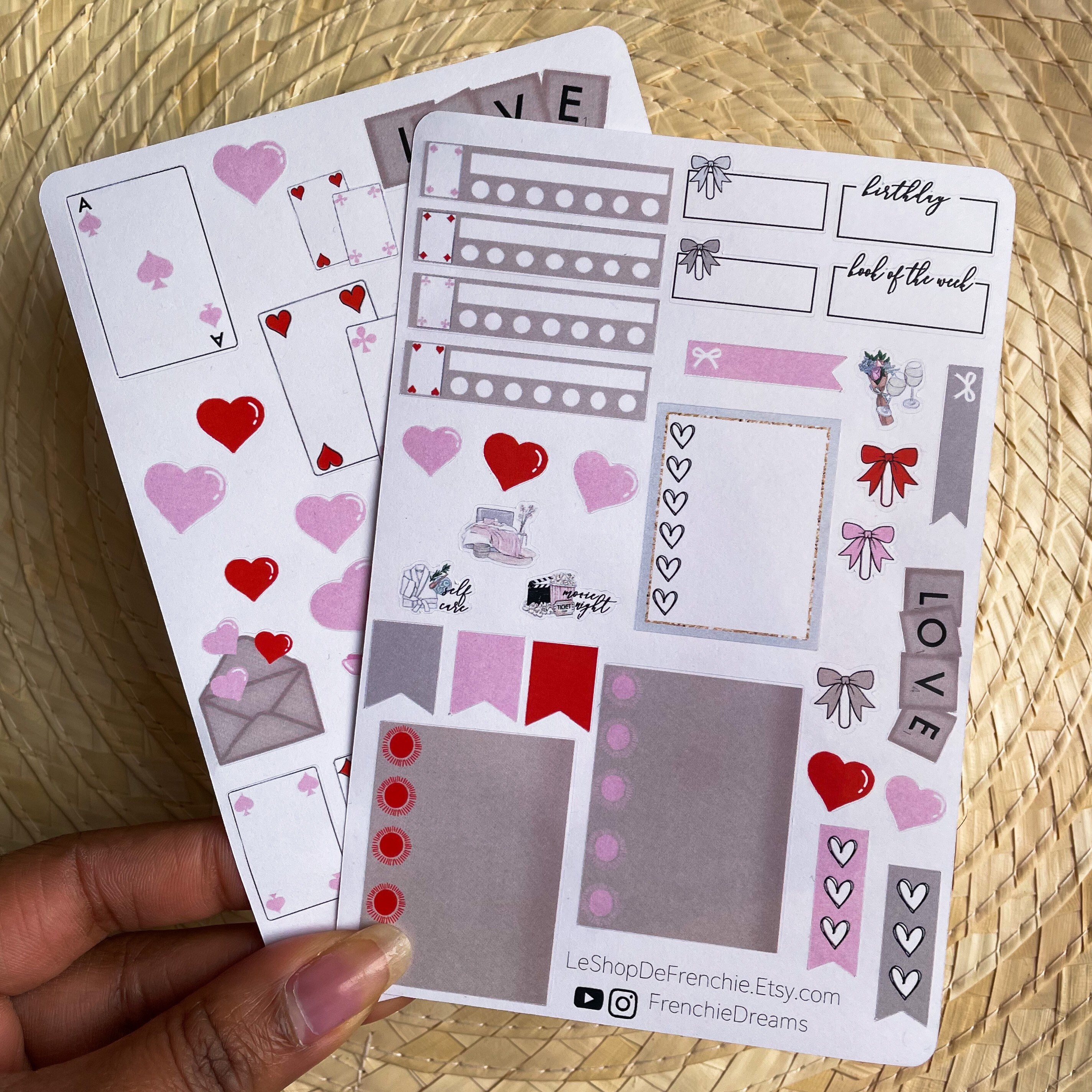 Monthly Set of 2 Sticker Boards on the Theme of - Etsy UK