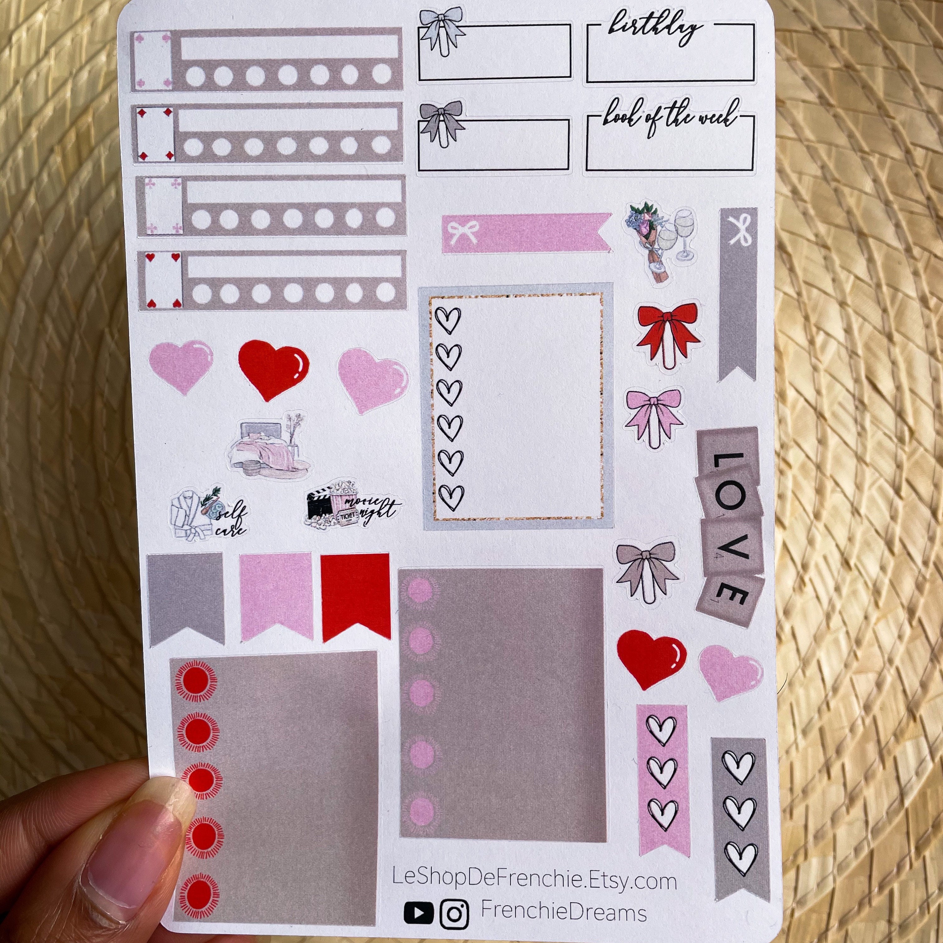 Monthly Set of 2 Sticker Boards on the Theme of - Etsy UK