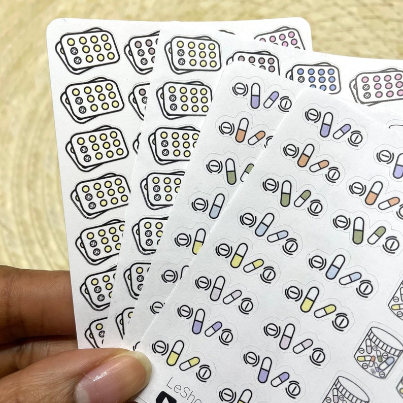 Drug Tracker Stickers for Bullet Journal and Planner - Etsy