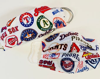 Baseball Teams Face Mask - Etsy