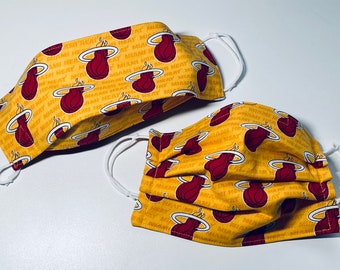Miami Heat Face Mask - Etsy