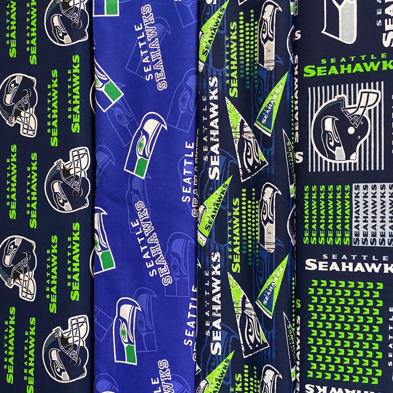 Vintage Seahawks Fabric - Etsy