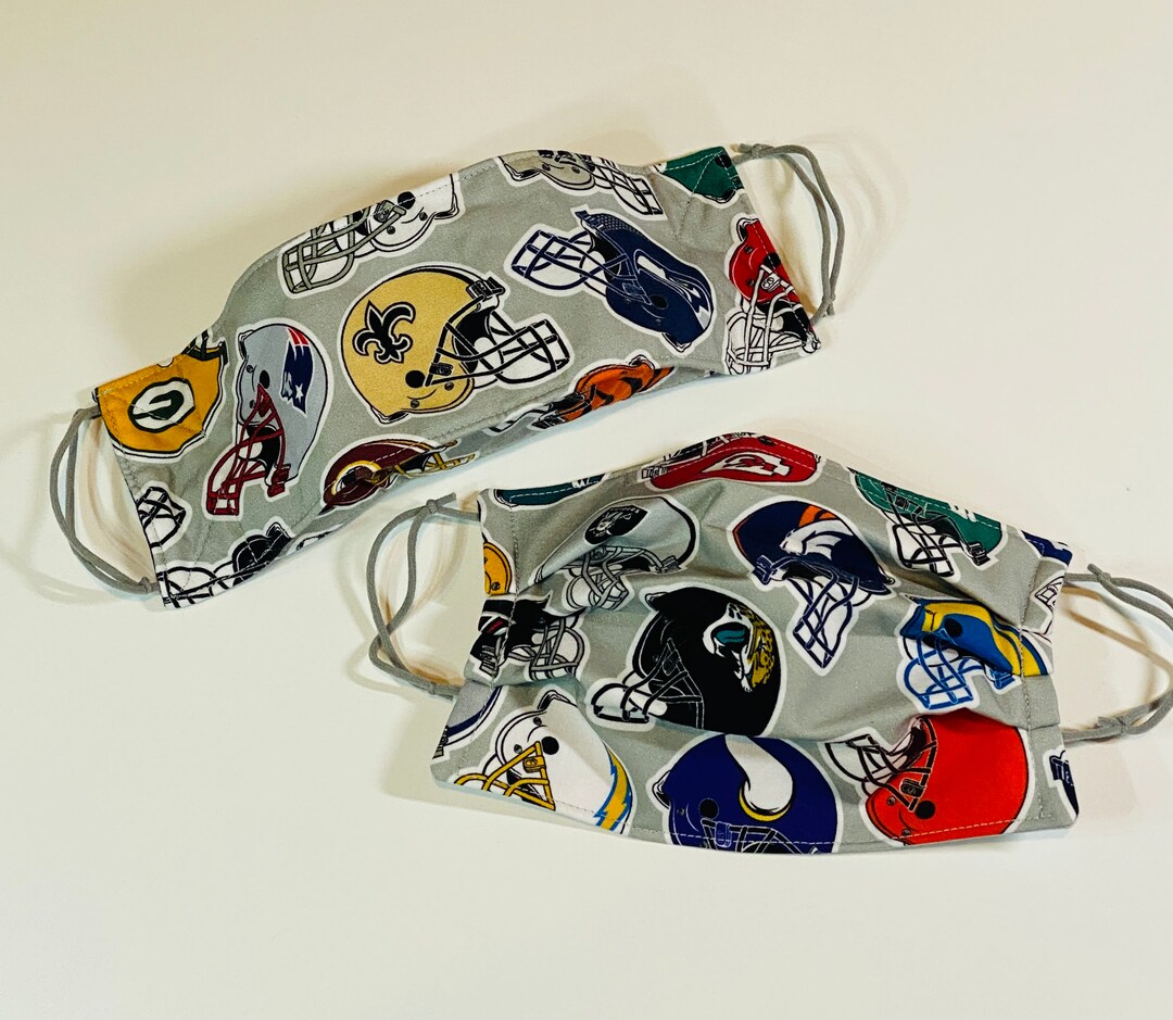 NFL All Teams Football 4-layer Face Masks - Etsy
