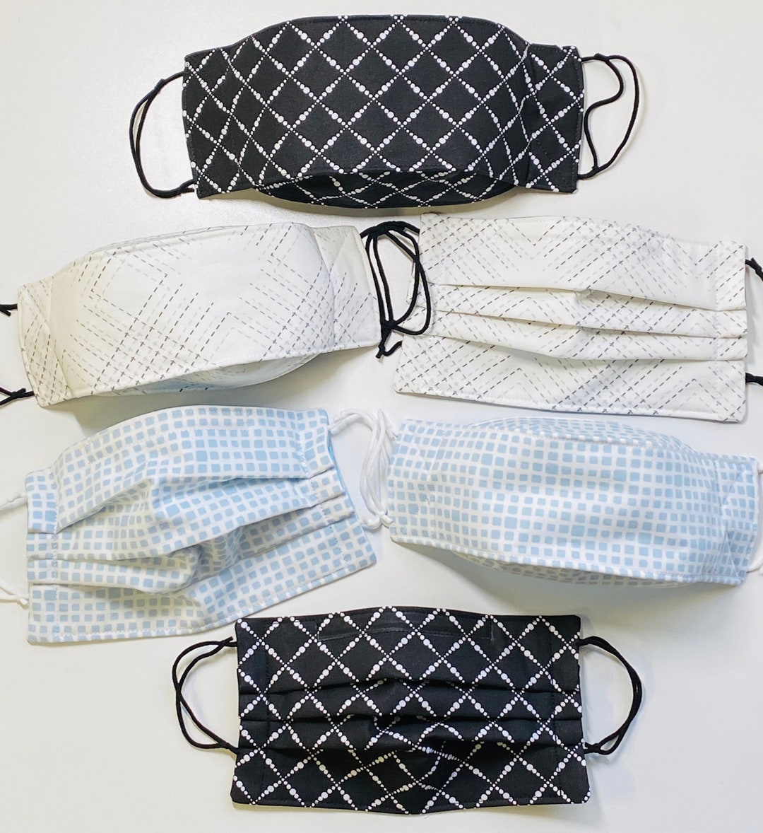 Angles Shapes Geometry Face Masks - Etsy