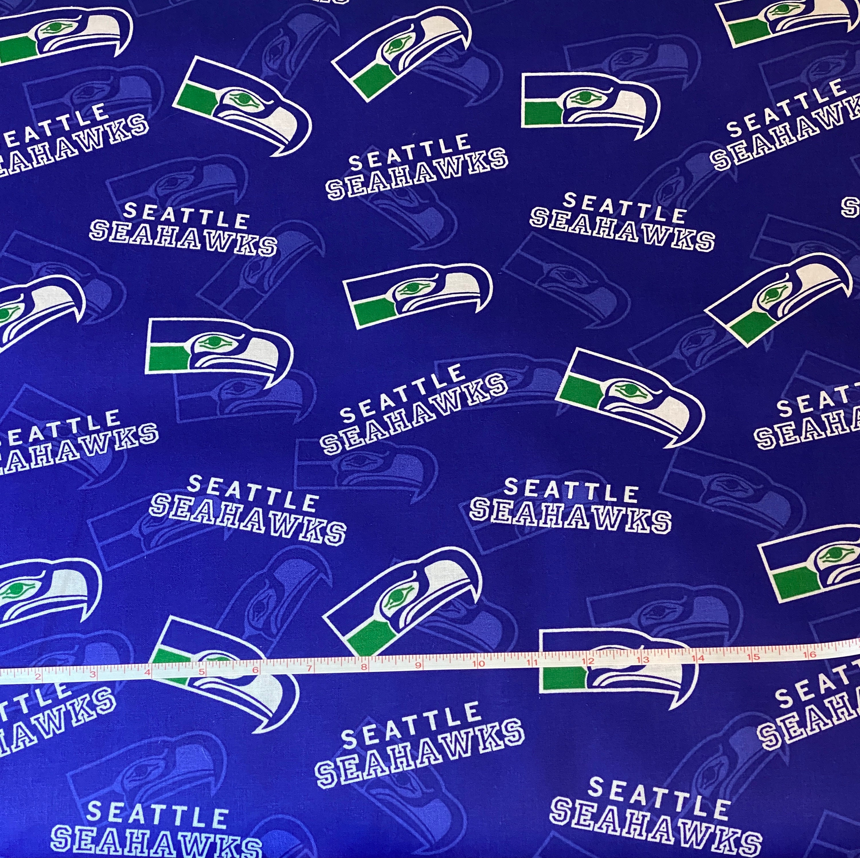 NFL Seattle Seahawks Cotton Fabric - Etsy
