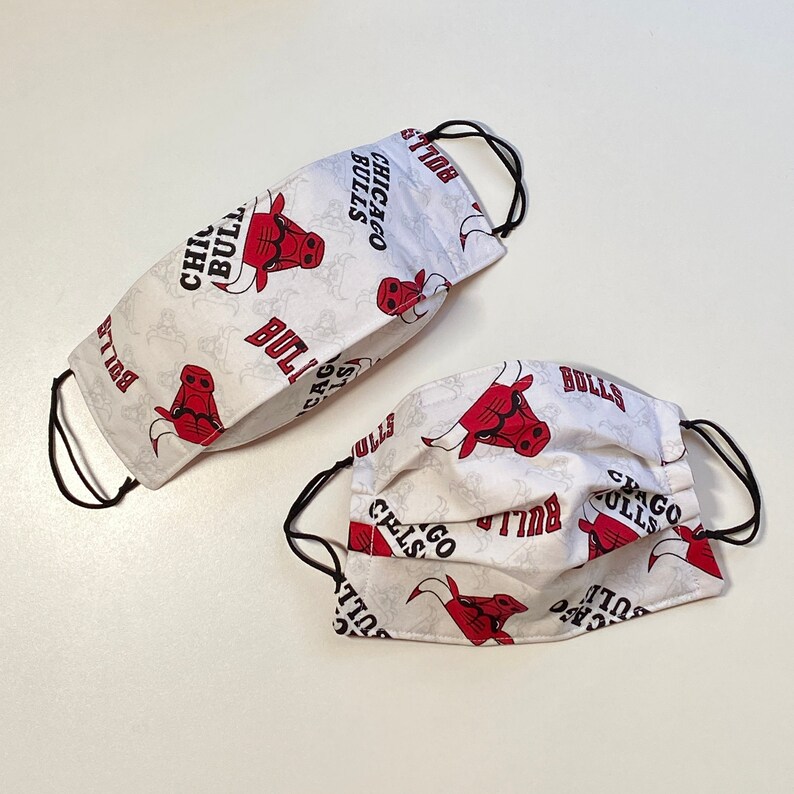 NBA Chicago Bulls 4-layer Face Masks - Etsy