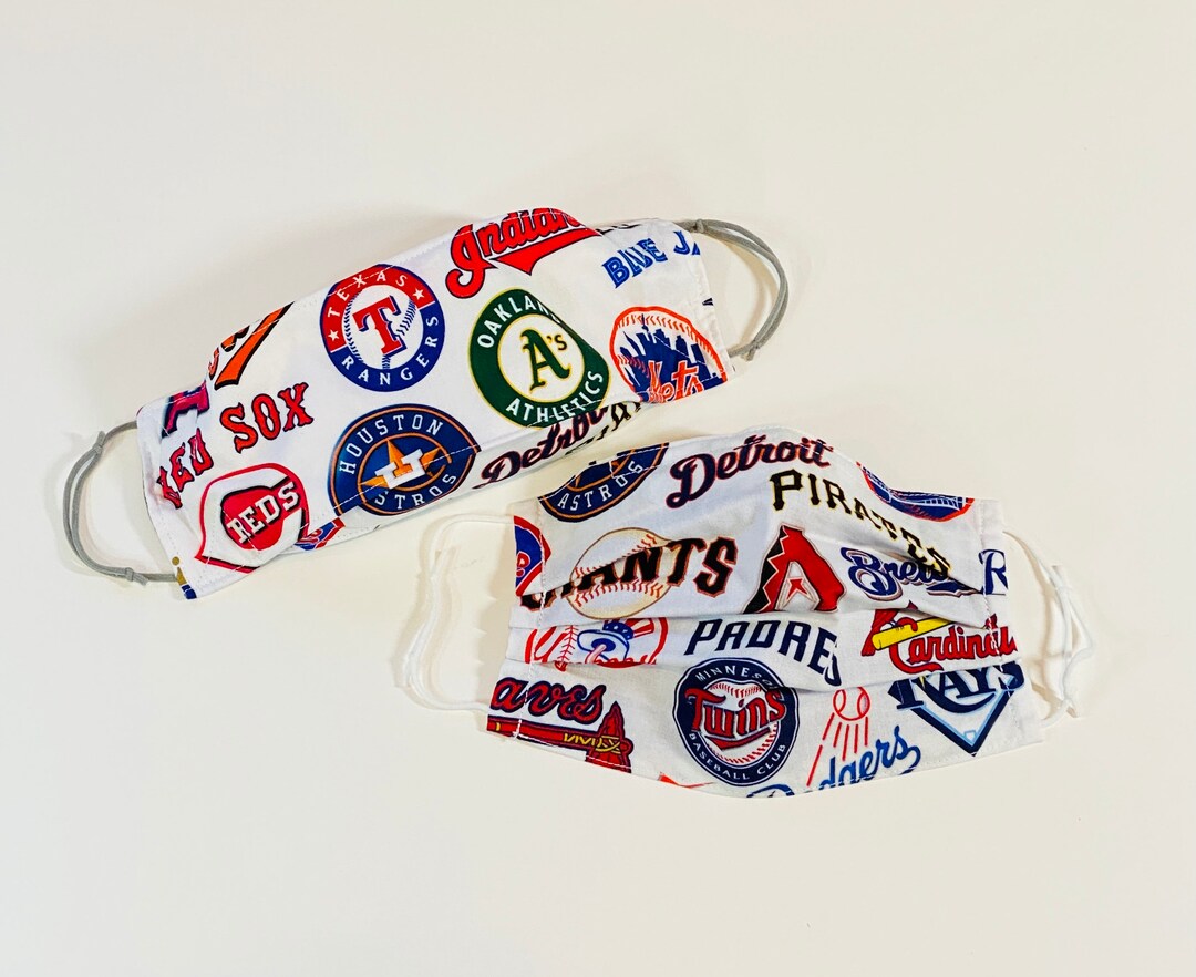 MLB All Teams Baseball 4-layer Face Masks - Etsy