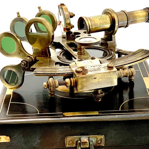 Antique Maritime Nautical Compass Sextant Vintage Marine - Etsy