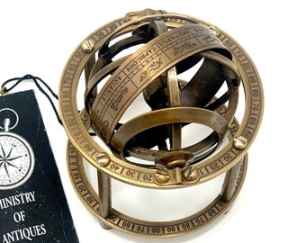 Brass Sphere - Etsy UK