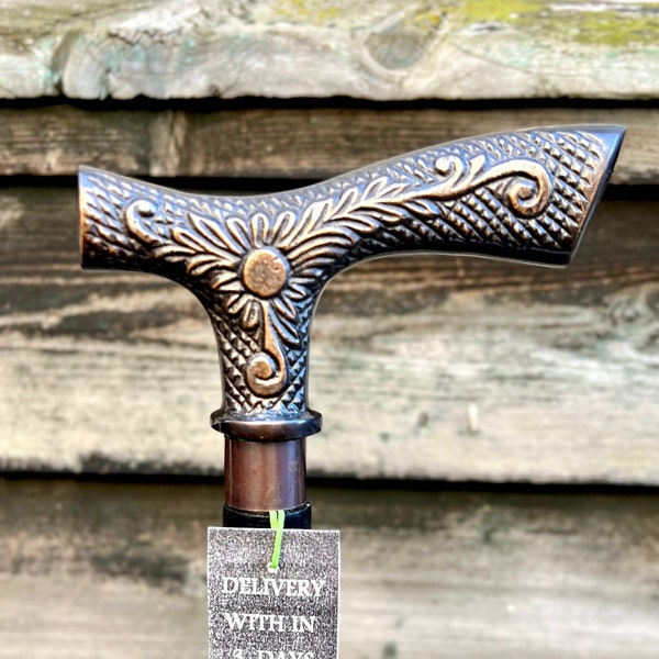 Wooden Walking Stick - Etsy