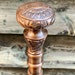 Antique Design Flower Handle Solid Brass Stylish Hard Wood - Etsy