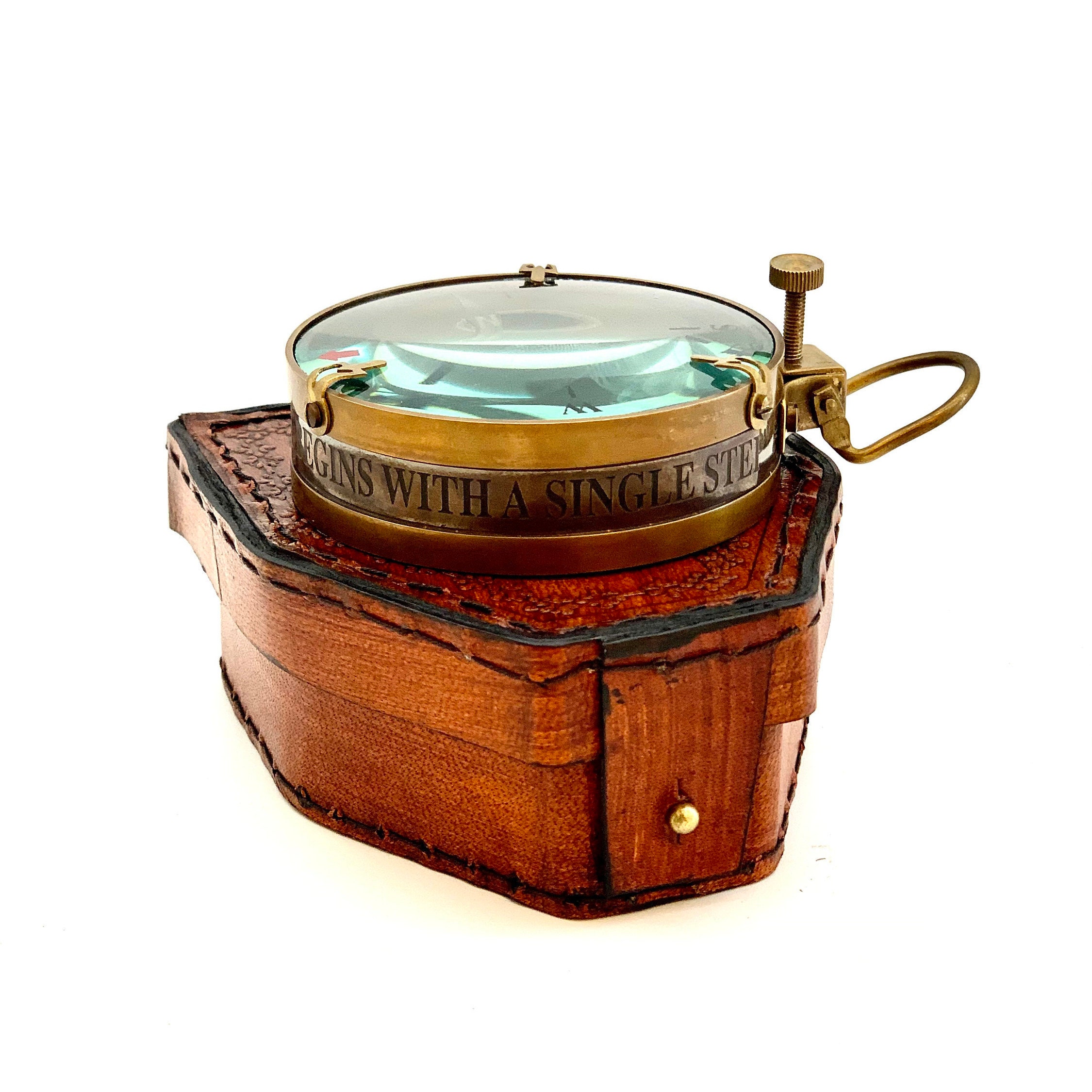 Antique Vintage Brass 3 Compass Nautical Map Reader - Etsy UK