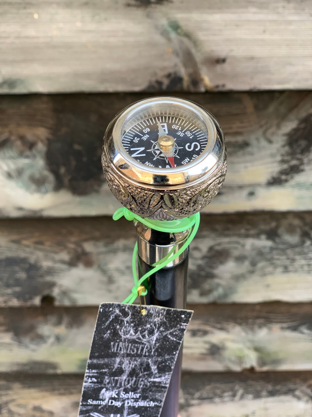 Compass Handle Royal Engineers Walking Cane Walking Stick Royal Canes ...