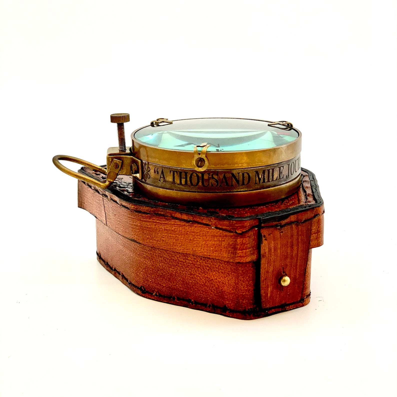 Antique Vintage Brass 3 Compass Nautical Map Reader - Etsy UK