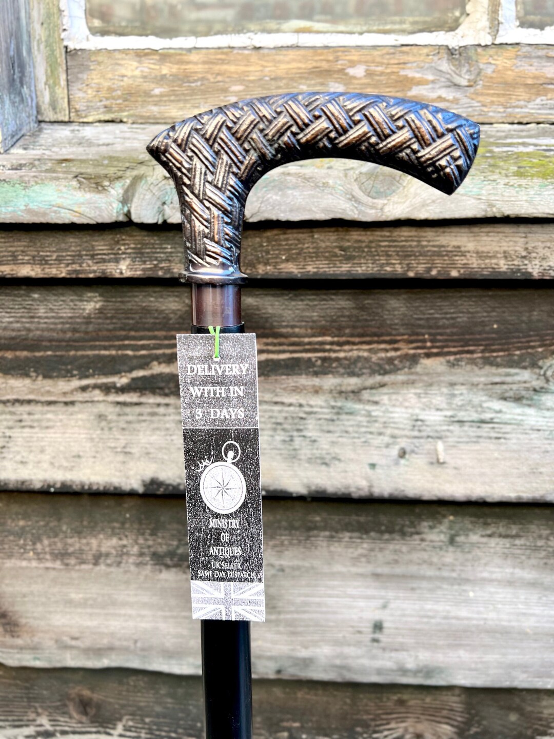 Elegant Sturdy Black Colour Foldable Wooden Walking Stick - Finest Wood ...