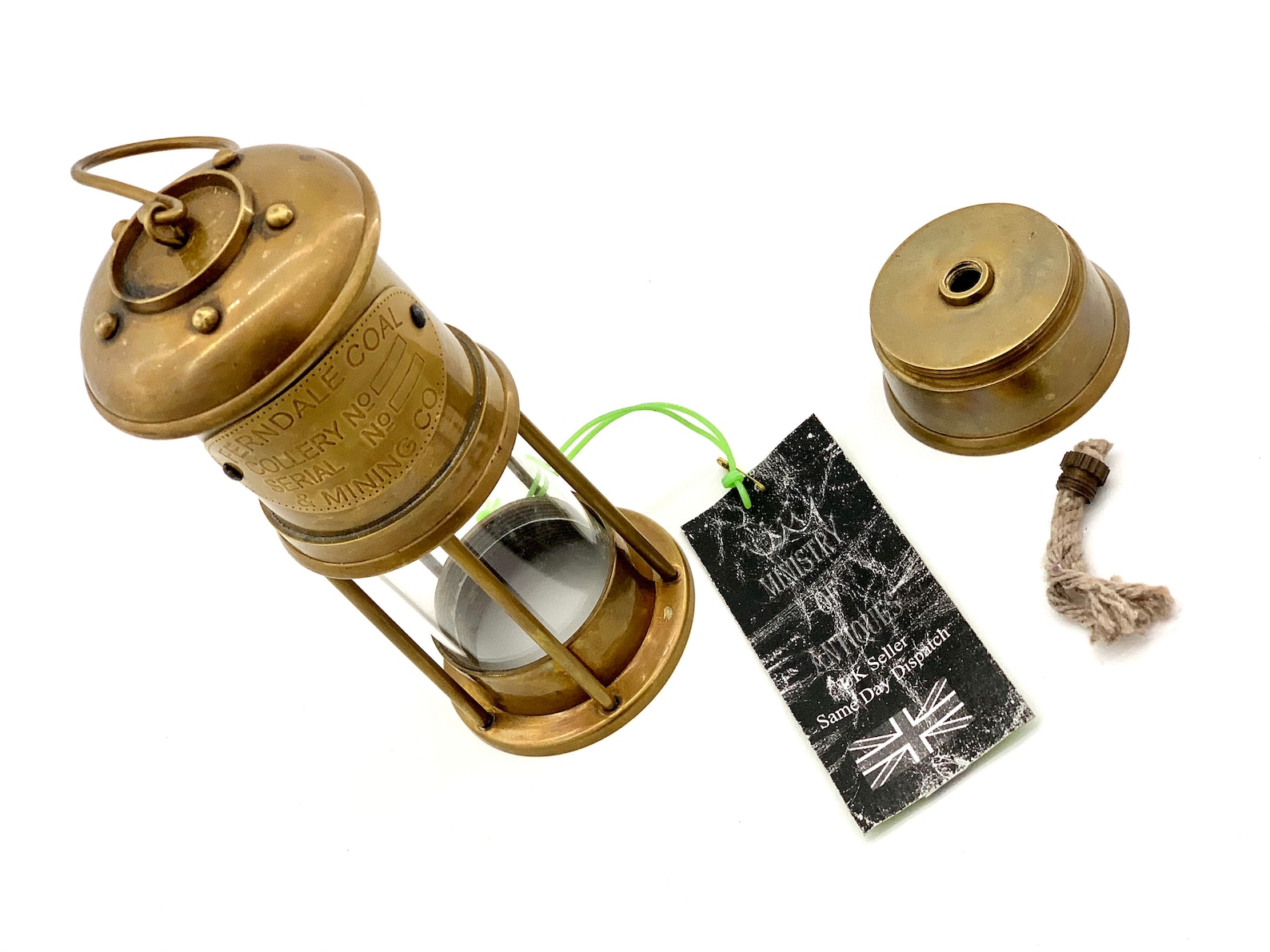 Antique Brass Mining Oil Lamp Nautical Coal Oil Lamp Home | Etsy