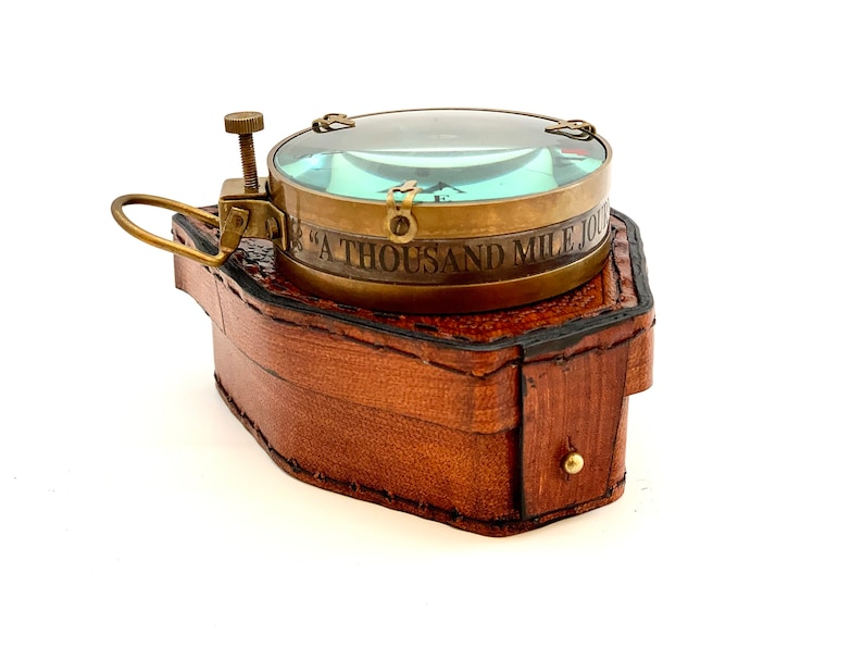 Antique Vintage Brass 3 Compass Nautical Map Reader - Etsy