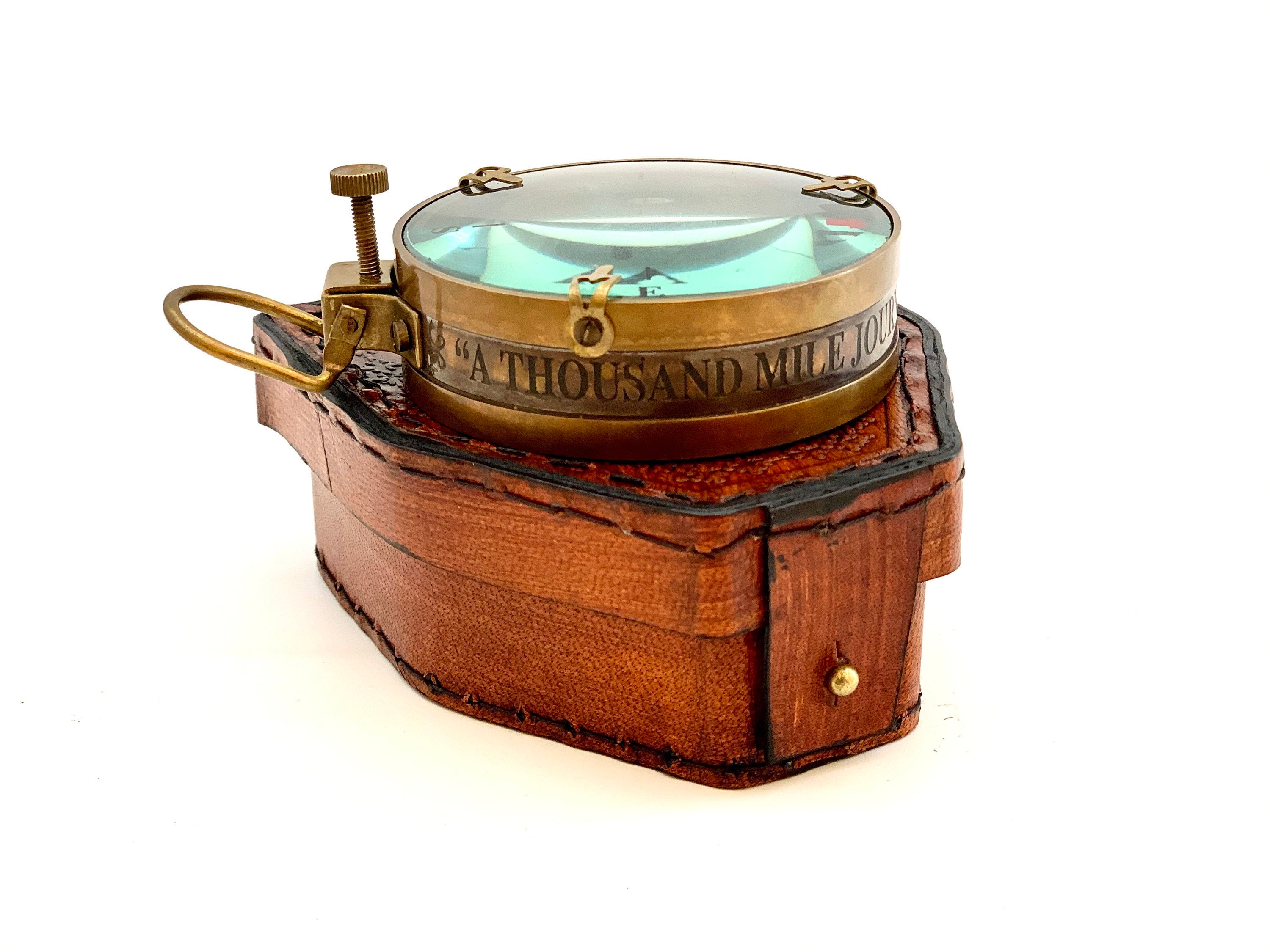 Antique Vintage Brass 3 Compass Nautical Map Reader - Etsy UK