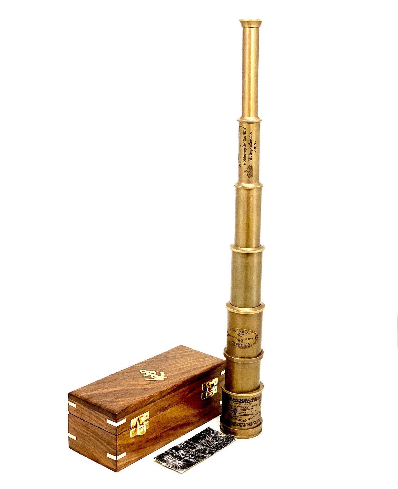 Antique Victorian Telescope Antique 20 Hand Extending - Etsy