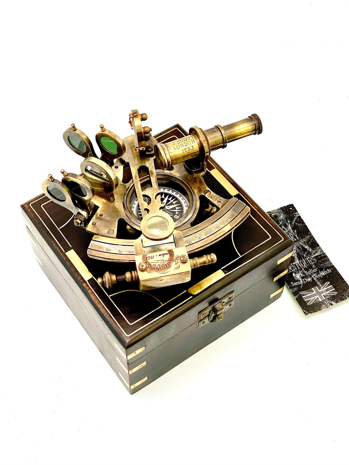 Antique Maritime Nautical Compass Sextant Vintage Marine - Etsy
