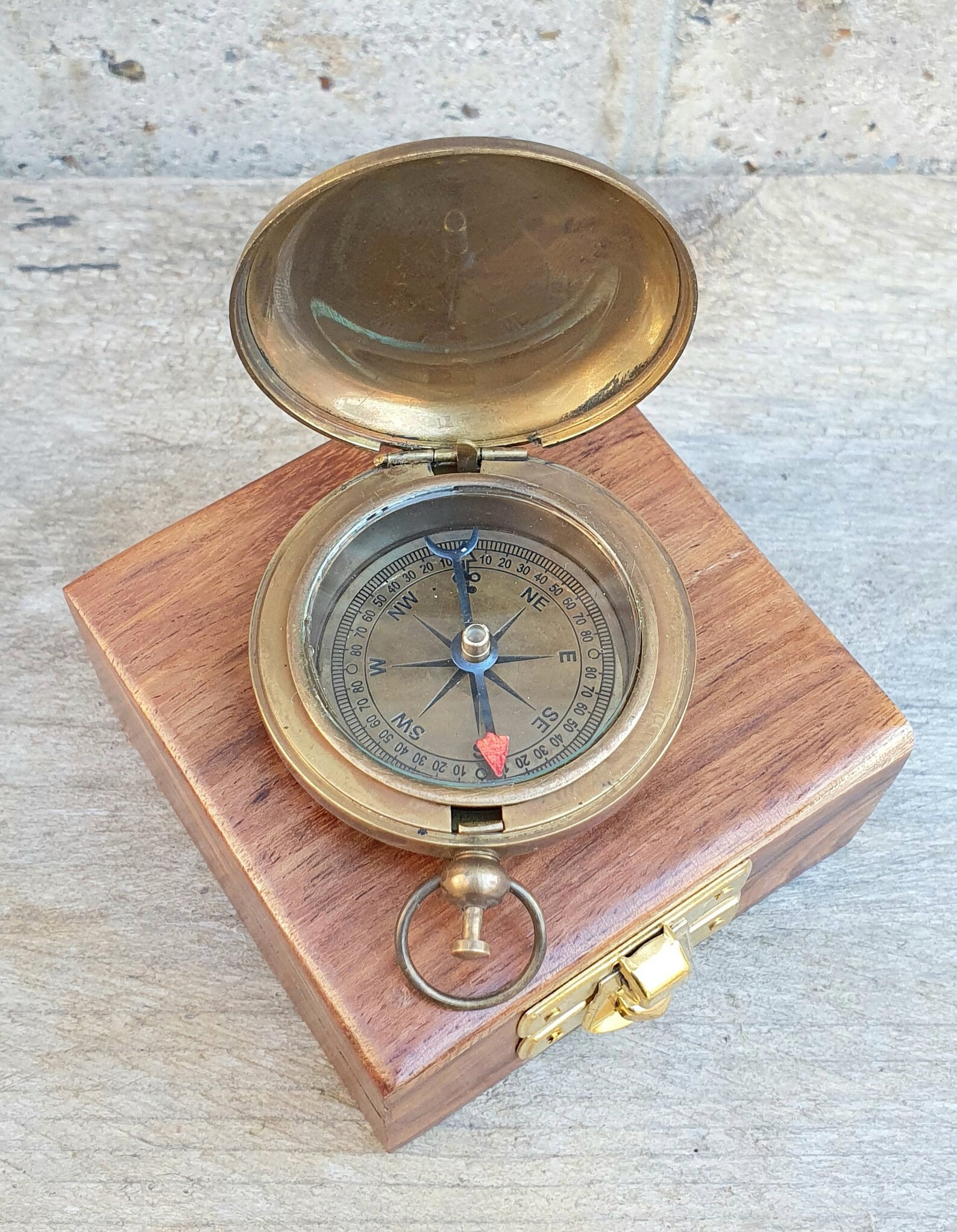 Pocket Compass Hiking Camping Watch Style Retro Design Pocket | Etsy