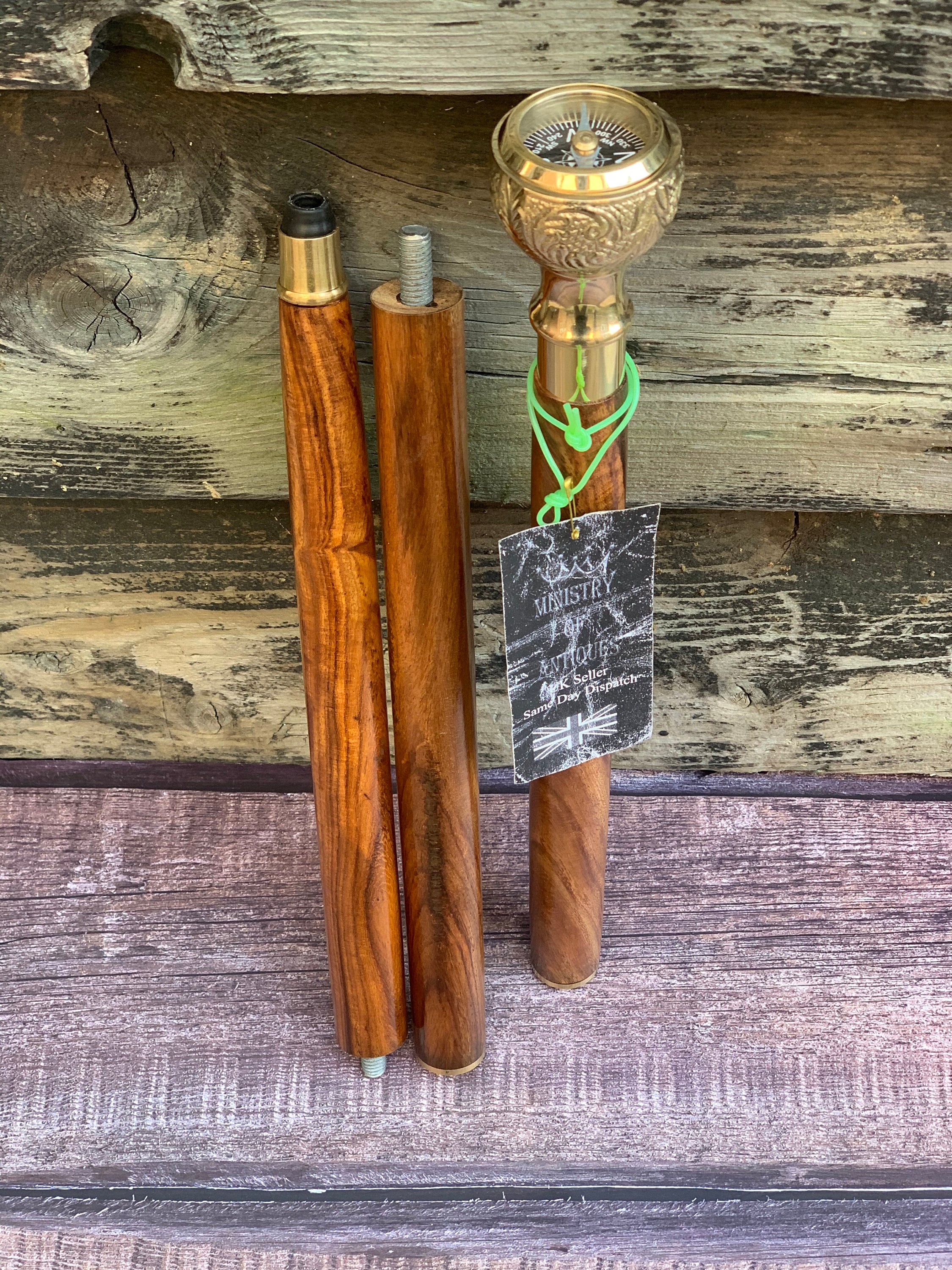 Compass Handle Walking Cane Royal Engineers Walking Stick | Etsy