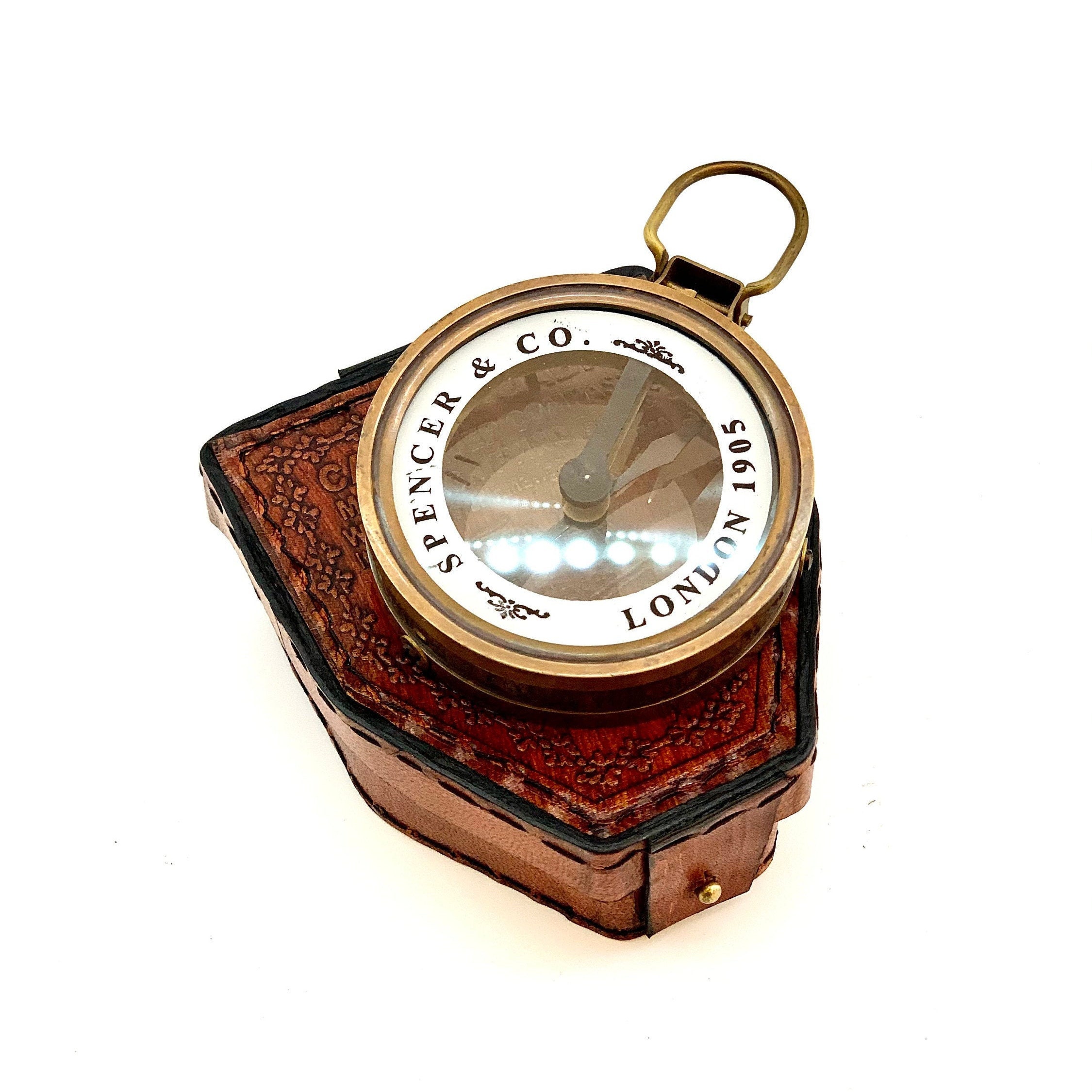Antique Vintage Brass 3 Compass Nautical Map Reader - Etsy UK