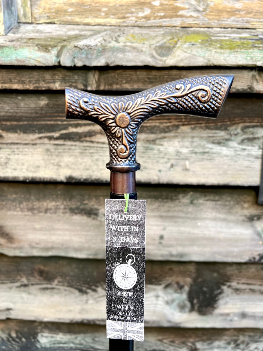 Artistic Wooden Walking Stick - A Beautiful Piece of Functional Art ...