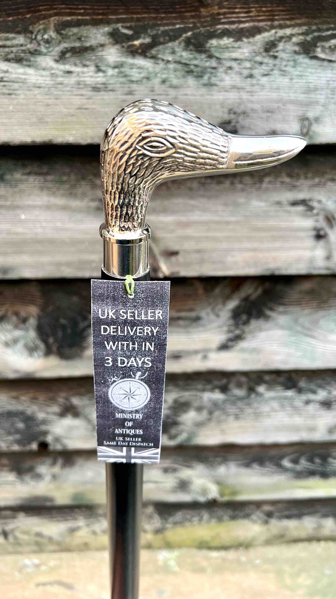 Make a Bold Statement With Our Silver Stylish Silver Duck Handled ...