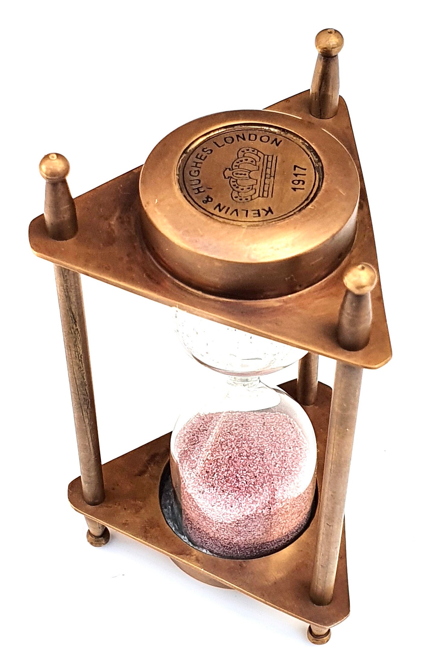 Kelvin & Hughes London Brass Sand Timer Nautical Antique - Etsy UK