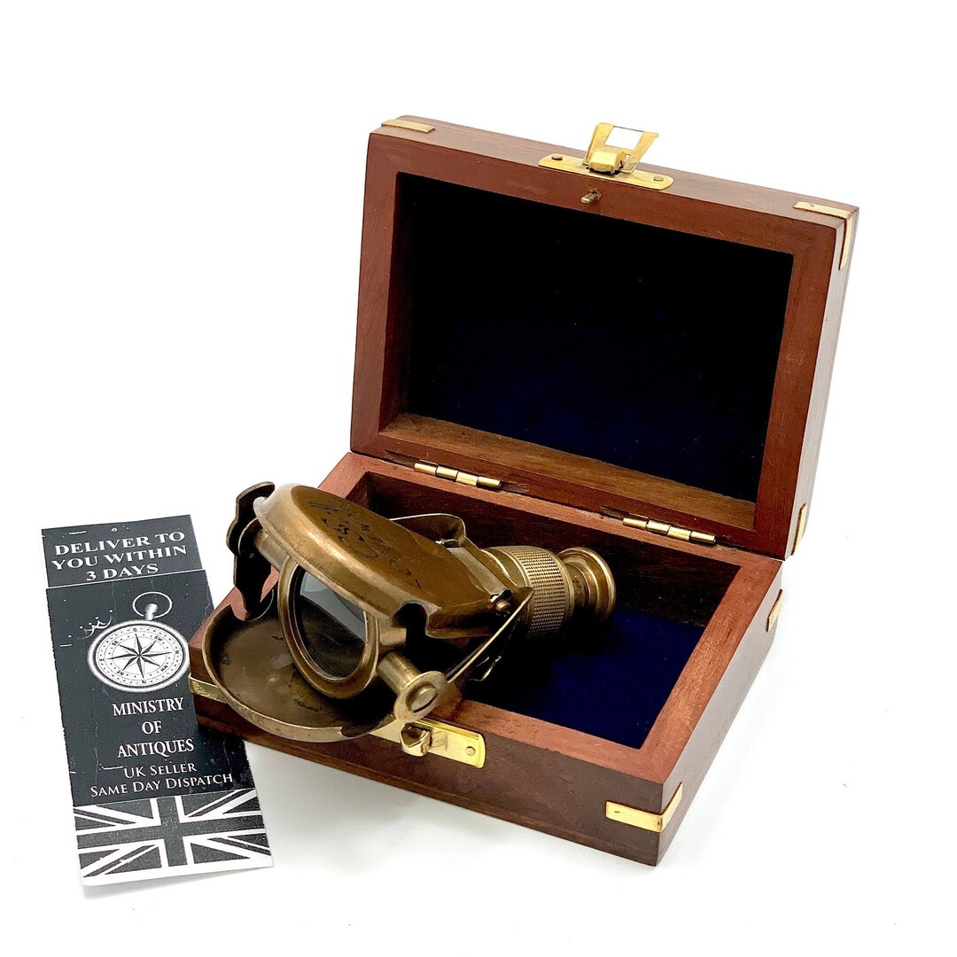 Vintage Brass Monocular Marine CSA London Engraved Pocket Binocular ...