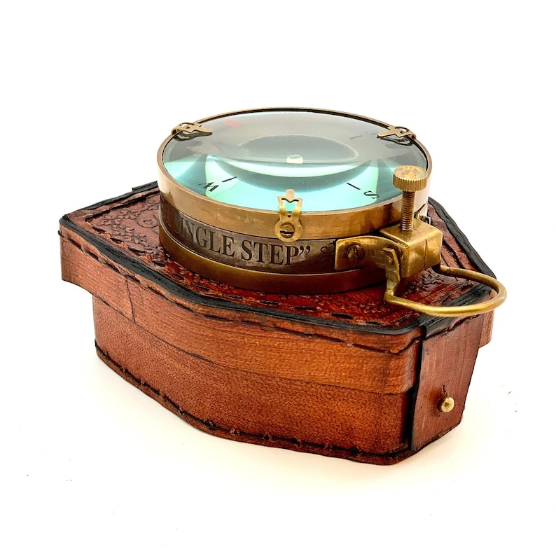 Antique Vintage Brass 3 Compass Nautical Map Reader - Etsy